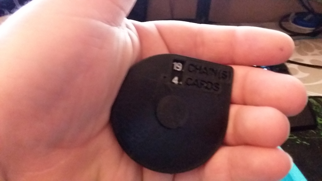 ♟ Keyforge Dial Chain Counter・Free STL File for 3D printing・Cults